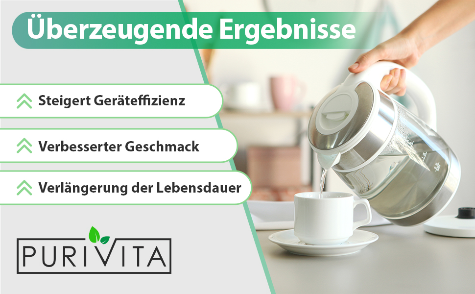 Amazon.de: PURIVITA® Universal Entkalker Kaffeevollautomat [2x750ML] - Kaffeemaschinen Entkalker ...