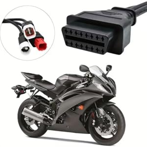 Amazon.com: 3 in 1 Motorcycle Cable: for Honda ， Yamaha，16 Pin to 6Pin ...