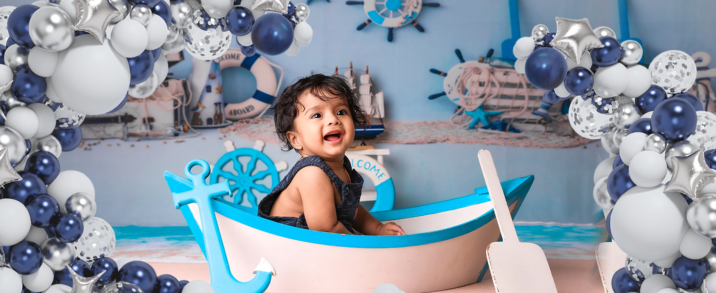 Amazon.com: iLaFm 151pcs Navy Blue Silver Balloons Garland Arch Kit for Graduation Class of 2024 ...