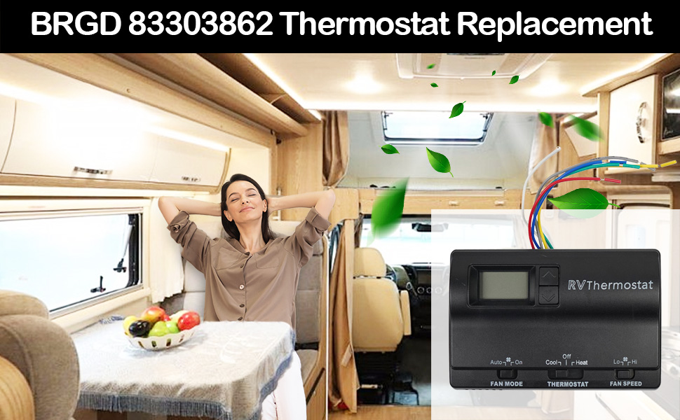 Amazon.com: BRGD RV Digital Thermostat 83303862, Replacement Heat/Cool T-Stat for Coleman Mach ...