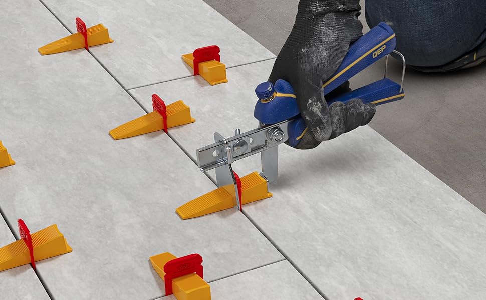 QEP Xtreme Tile Leveling System, Part A, Clips for 1/8" Grout (500 Pack ...