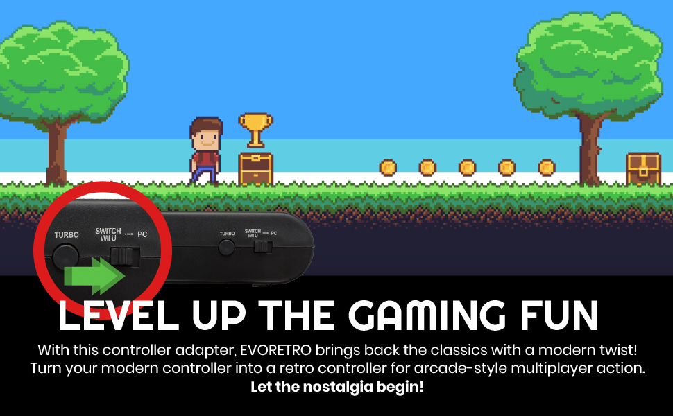 Gamecube Controller Adapter Compatible with Nintendo Wii U, PC USB and ...