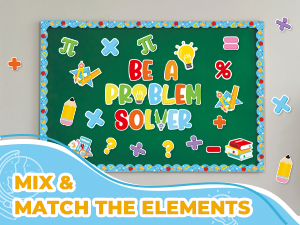 Amazon.com: Maths Bulletin Board Set 54PCS Math Symbols Paper ...