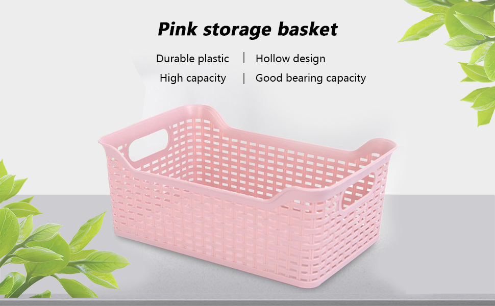 Amazon.com - Plastic Storage Basket, Set of 12pcs Kitchen Office Pantry ...