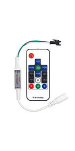 Amazon.com: RGBZONE 2 Pack 11-Key RF Mini Wireless Remote Controller ...