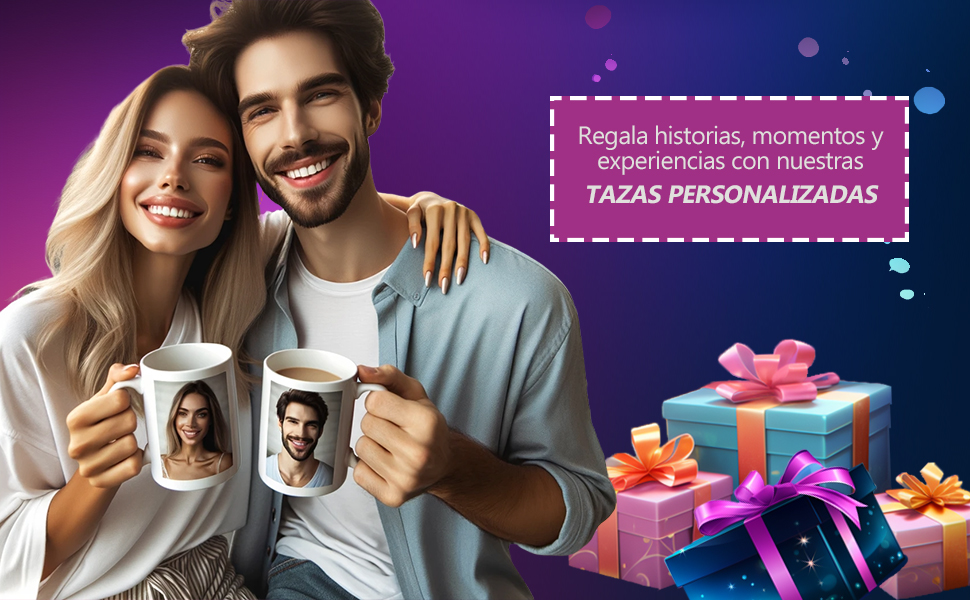 Kembilove Taza personalizada con foto y texto - Tazas personalizadas con tu propio diseño ...