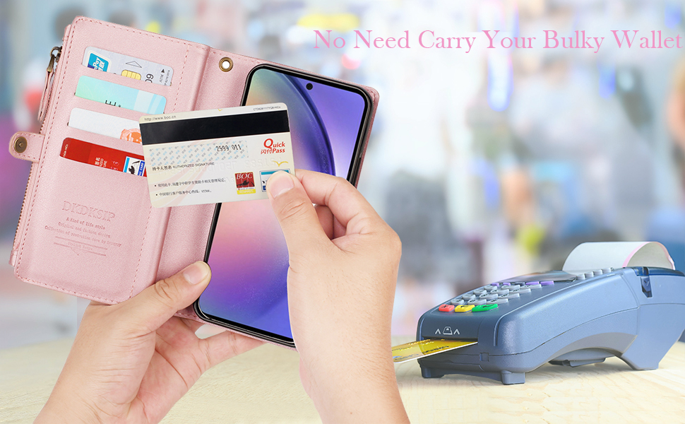 Amazon.com: DKDKSIP for Samsung Galaxy S24 Ultra Wallet Case for Women, [Wireless Charging ...