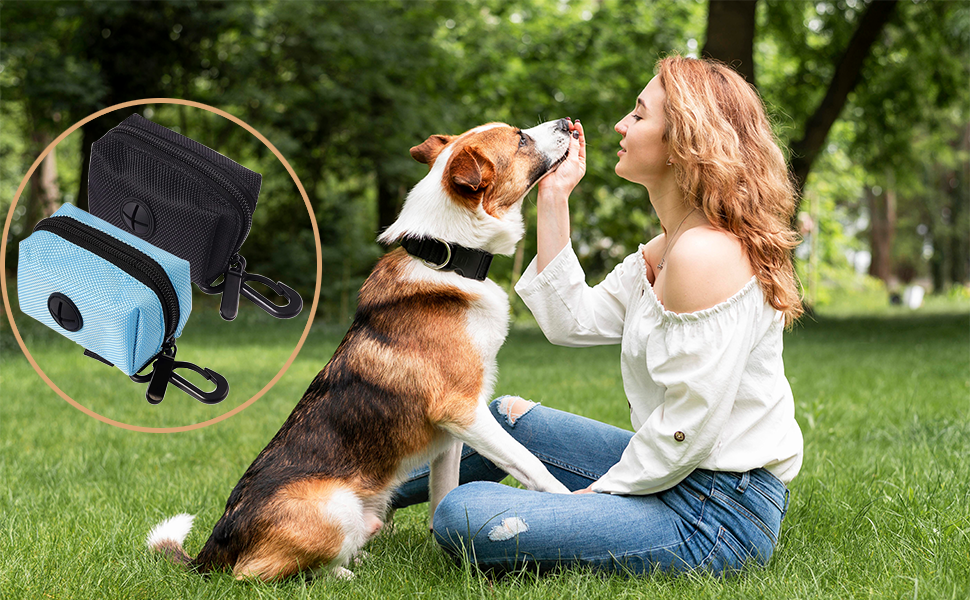 RICKMASK 2 Stück Kotbeutelspender für Hunde, Wasserdicht Pet Poop Tasche Halter, Hundekotbeutel ...