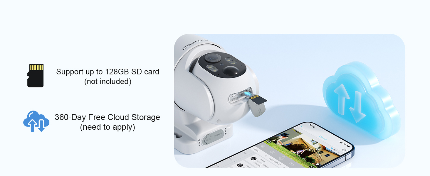 Amazon.com : Solar Security Cameras Wireless Outdoor, 360° PTZ Remote Cameras for Home Security ...