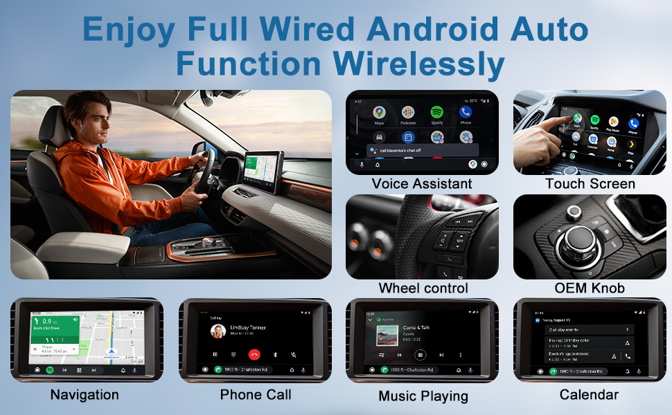 Android Auto Wireless Adapter, Android Auto, Wireless Android Auto for ...