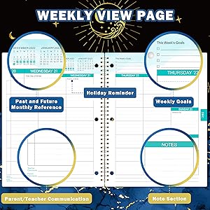 Amazon.com : Student Planner 2022-2023 - School Planner 2022-2023 from ...