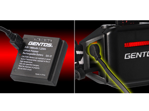 Amazon | GENTOS(ジェントス) LED ヘッドライト USB充電式(専用充電池/単4電池) 強力 450ルーメン 防水 Gシリーズ GH-101RG 作業用 プロユース向け ...