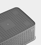 Amazon.com - AREYZIN Plastic Storage Baskets With Lid Organizing ...