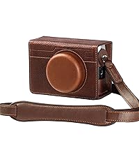 Amazon.com : SMALLRIG Leather Case Kit for FUJIFILM X100VI, Including Half Case, Flip Cover and ...