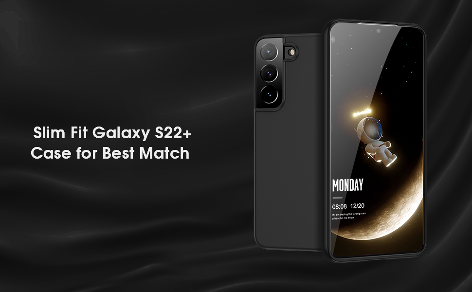 Amazon.com: X-level Galaxy S22+ Slim Fit Soft TPU Case - Guardian Series Matte Finish Back Cover ...