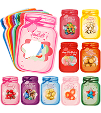 Amazon.com: Valentines Day Cards for Kids - 50 Pack Mason Jar Happy ...