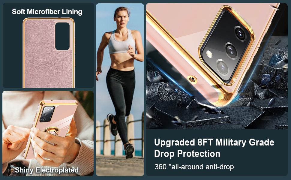 Amazon.com: LeYi for Samsung Galaxy S20-FE-5G Case: S20FE/S 20FE Phone Case with Tempered Glass ...