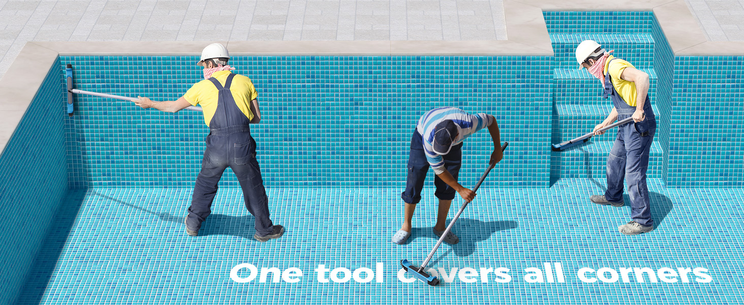 Amazon.com : Mowend Pool Brush Head for Cleaning Pool Walls, Swimming ...