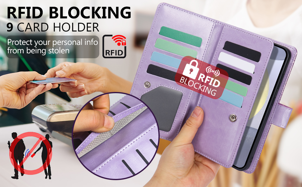 Amazon.com: Varikke Compatible with Samsung Galaxy S24 Wallet Case, Detachable Magnetic Flip ...