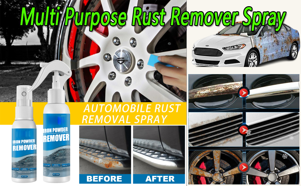 Amazon.com: LONGLUAN Multi Purpose Rust Remover Spray, Multi-purpose Rust Remover Spray with ...