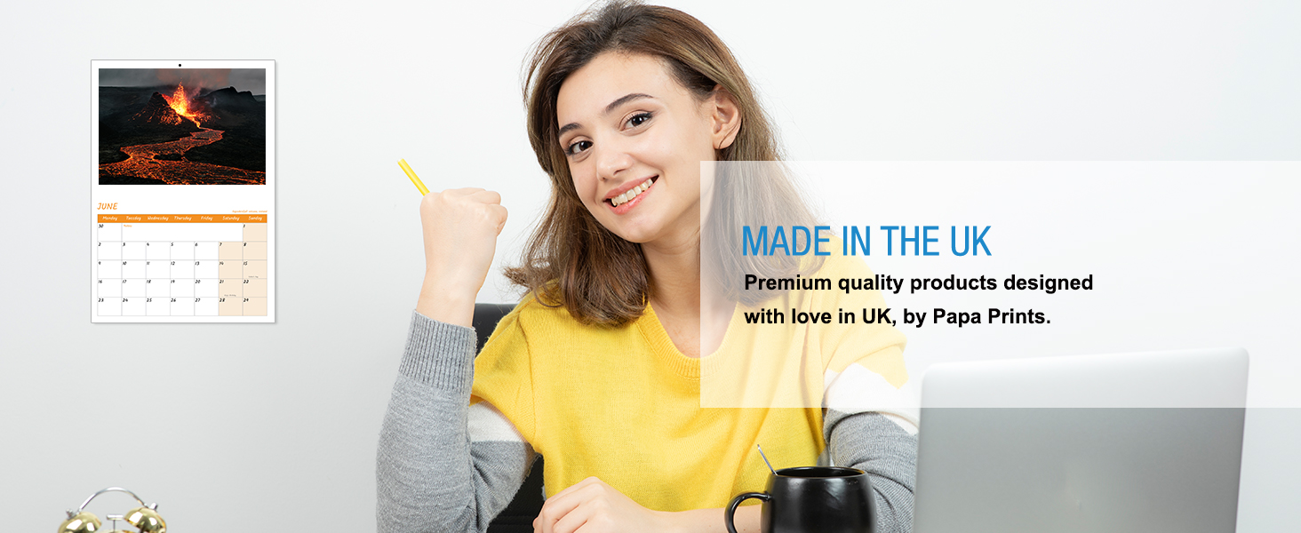 A4 Natural Wonders Calendar 12 Month to View Wall Calendar UK 2026 Perfect for Schools, Offices ...