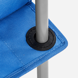 SONGMICS Silla de Camping, Juego de 2 Sillas de Exterior, Respaldo Alto, Apoyabrazos, Bolsillo ...