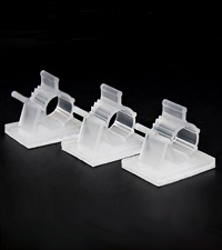 Amazon.com: Viaky 30 Pcs Black Clips Self Adhesive Backed Nylon Wire Adjustable Cable Clips ...