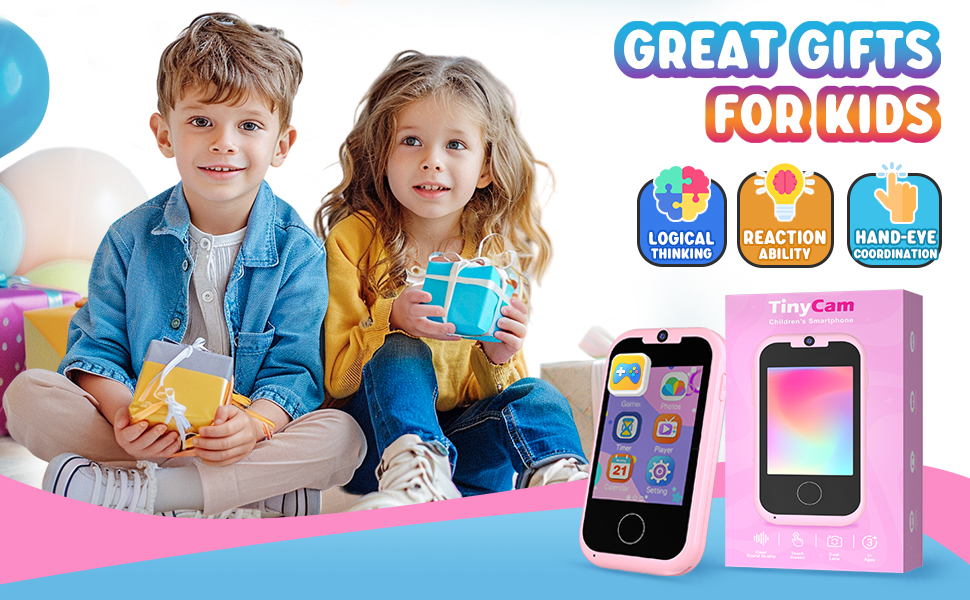 Amazon.com: Eltrynic Kids Smart Toy Phone Girls Toy, Toddler ...