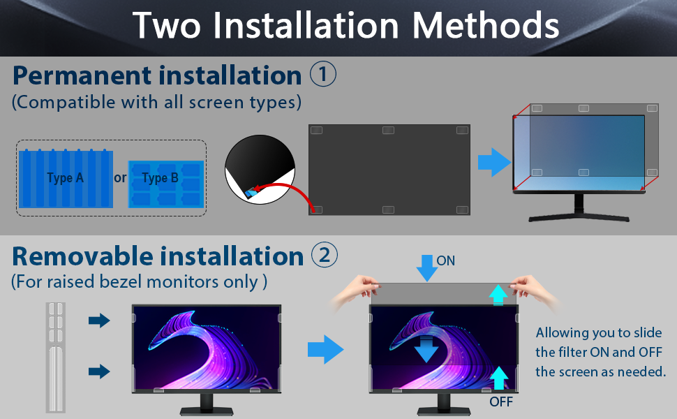 Amazon.com: Computer Privacy Screen 22 Inch Filter for 16:10 Widescreen ...
