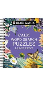 Amazon.com: Brain Games - Calm: Crossword Puzzles - Large Print (Brain Games Large Print ...