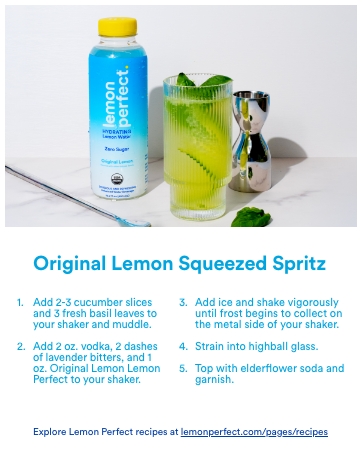 Amazon.com: Lemon Perfect, Hydrating Organic Lemon Water, Zero Sugar, Flavored Water, Squeezed ...