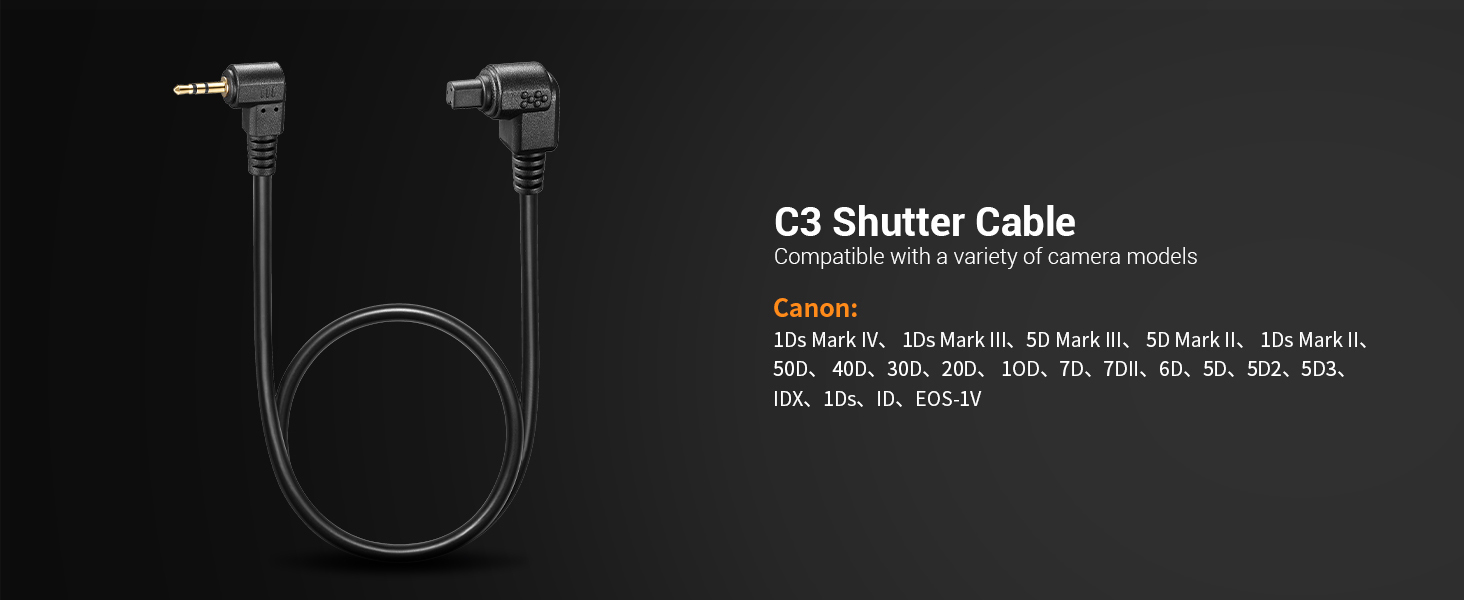 Godox TR Series Wireless Shutter Release Kit for Canon, Built-in 2.4G Wireless Timer Remote ...