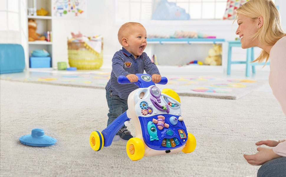 Lauflernwagen |Baby Lauflernhilfe | Lauflernwagen Musik Con Tischbeleuchtung, Geräusche, Musik ...