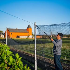 Amazon.com : VBWSL 6 x 50 FT Bird Netting for Garden, 1" Square Mesh Size Heavy Duty Nylon ...