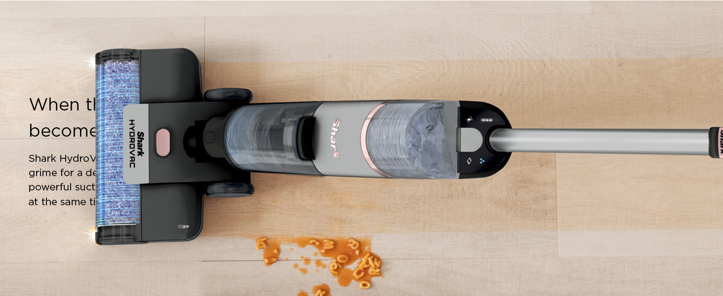 Shark HydroVac Cordless Hard Floor Cleaner with Antimicrobial Brush ...