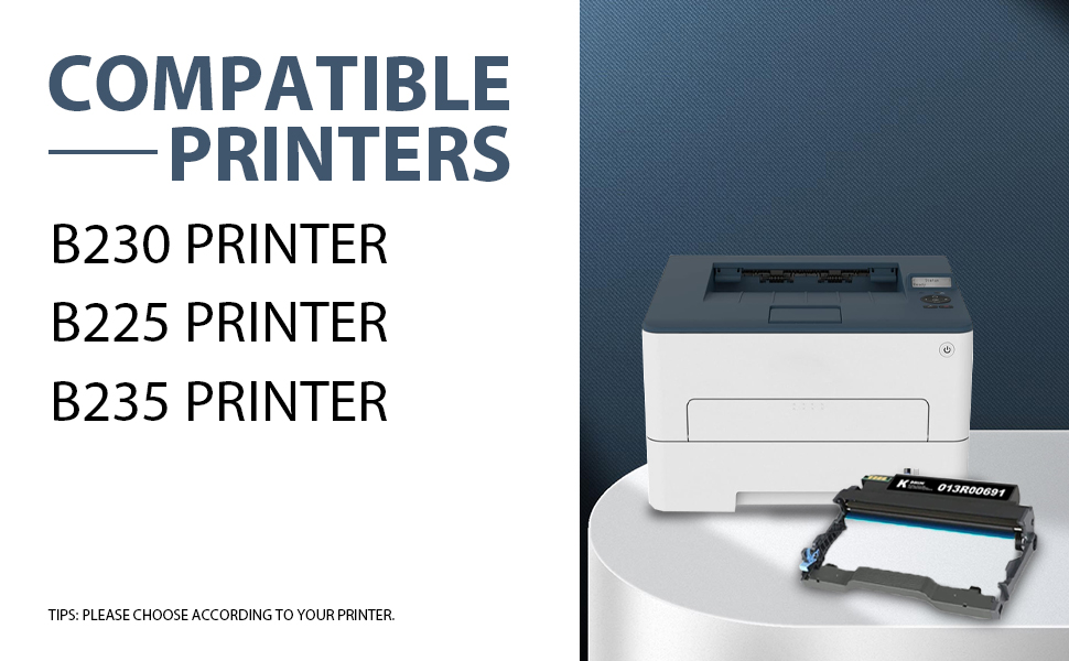 Amazon.com: 1 Pack Black 013R00691 Drum Unit - DOPHEN B230/B225/B235 Imaging Unit Replacement ...