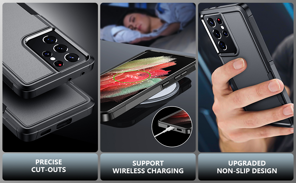 Amazon.com: SPIDERCASE Designed for Galaxy S21 Ultra Case, [10 FT Military Grade Drop Protection ...