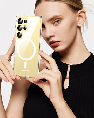 Amazon.com: OWKEY Samsung Galaxy S25 Ultra Case 6.86'', Magnetic S25 Ultra Case for Magsafe with ...