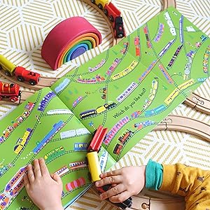 Trains Trains Trains!: Find Your Favourite (50 to Follow and Count, 1) : David, Donna, Pirhonen ...