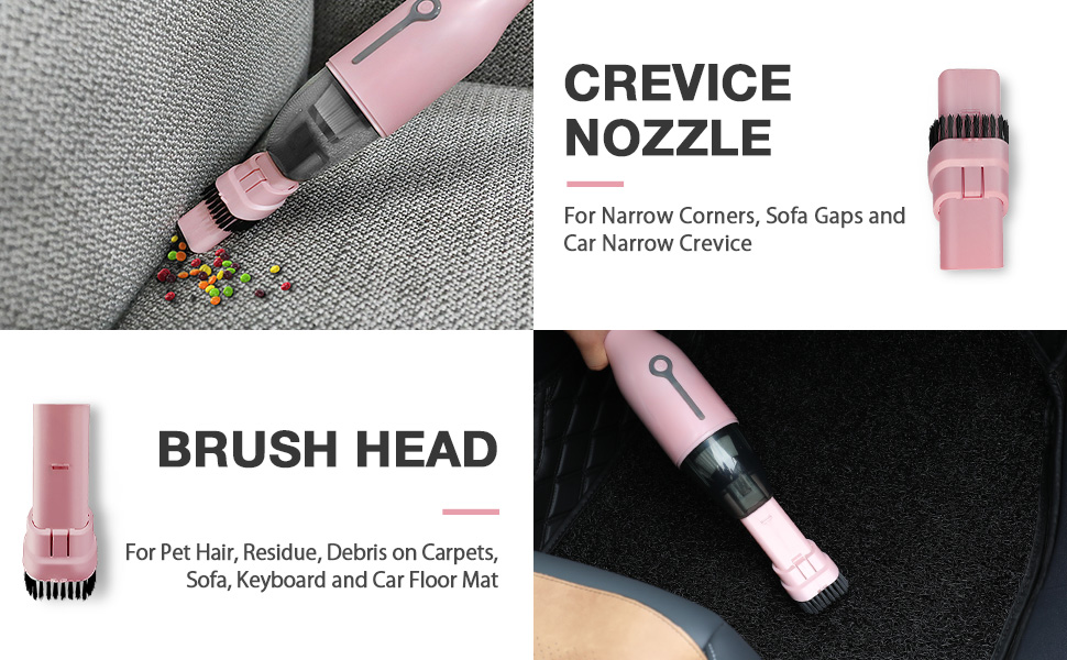 Amazon.com - HAUSHOF Handheld Vacuum, Cordless Car Vacuum Cleaner ...