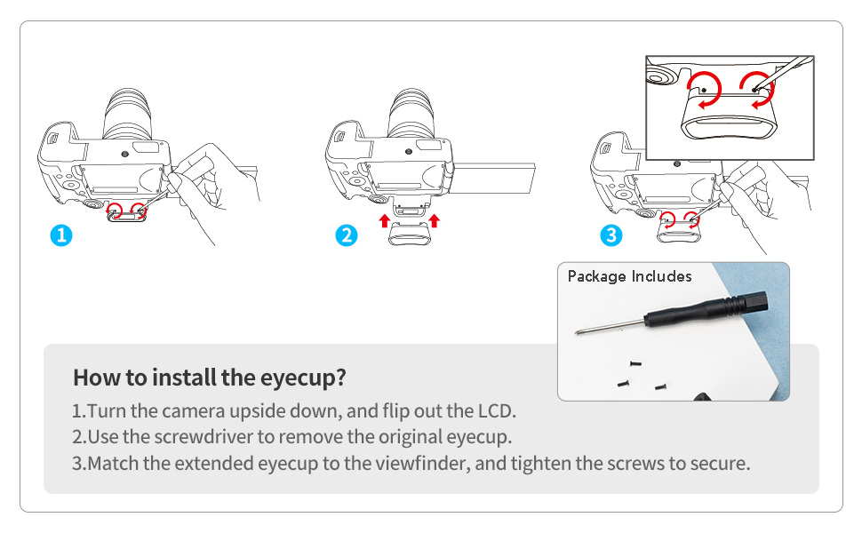 Soft Silicon Camera Extend Eyecup Eyepiece for Canon EOS R5 R6 R5C EOSR5 EOSR6 EOSR5C R6 Mark II ...