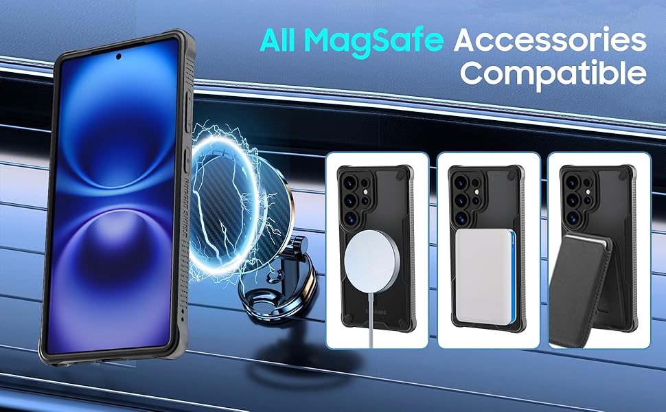 Amazon.com: Teayoha for Samsung Galaxy S25 Ultra Case, Translucent Matte Back Compatible with ...