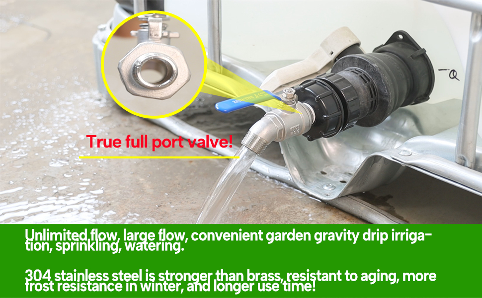 Amazon.com : Ceaeso 3-Size IBC Tote Adapter, 275-330 Gallon IBC Tote ...