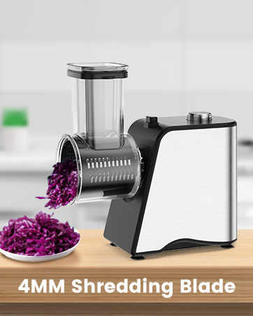 Amazon.com: Electric Cheese Grater for Block Cheese, 250W Electric Vegetable Slicer, Salad ...