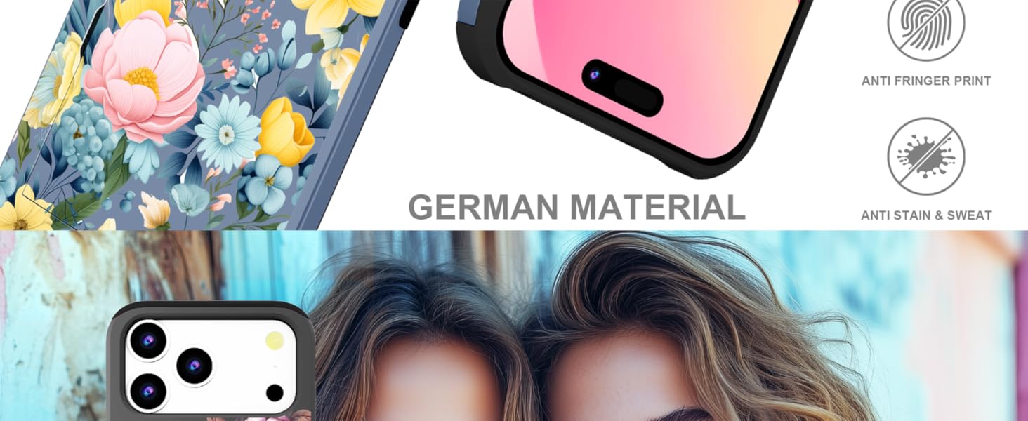 Amazon.com: MUQR Compatible for iPhone 17 Pro Case with Card Holder Cute - Kawaii Design ...