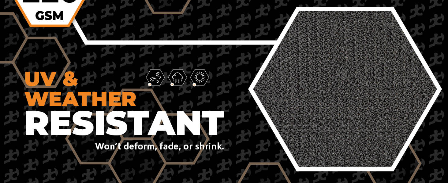 Xpose Safety Heavy Duty Mesh Tarp - 12' x 22' – Multipurpose Black ...