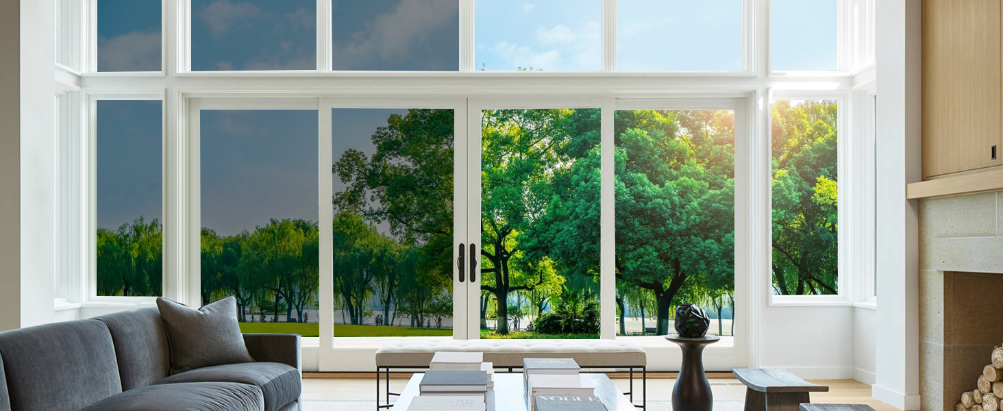 Coavas One Way Window Film Reflective Window Films for Privacy Mirror Window Film for Sun ...