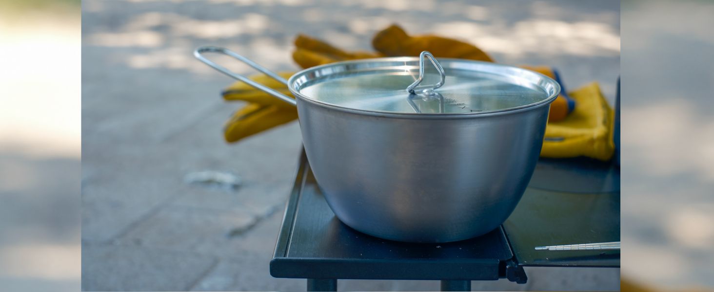 Amazon | 鎌倉NaFro(ナフロ)「究極の シェラボウル 」 キャンプ クッカー 直火 日本製 燕三条 IH 対応 深型 シェラカップ 炊飯 | NaFro | クッキングツール