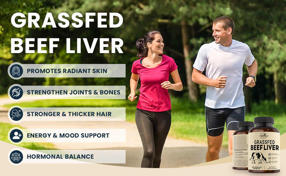 Amazon.com: Grass Fed Beef Liver 180 Capsules, Freeze Dried Beef Liver Supplement - Natural Iron ...