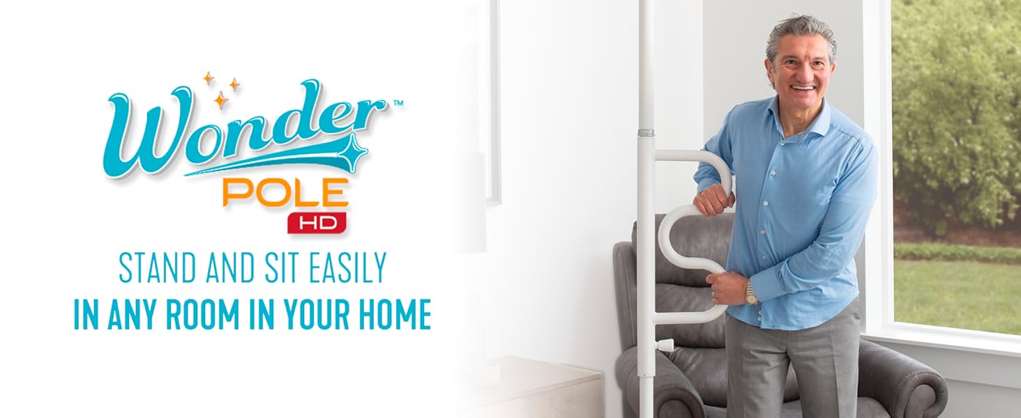 Amazon.com: Stander Wonder Pole HD, Heavy Duty Security-Pole and Curve ...